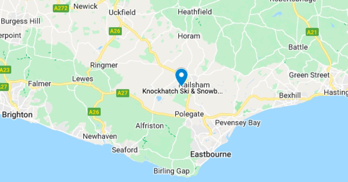Our Location - Knockhatch Ski Centre