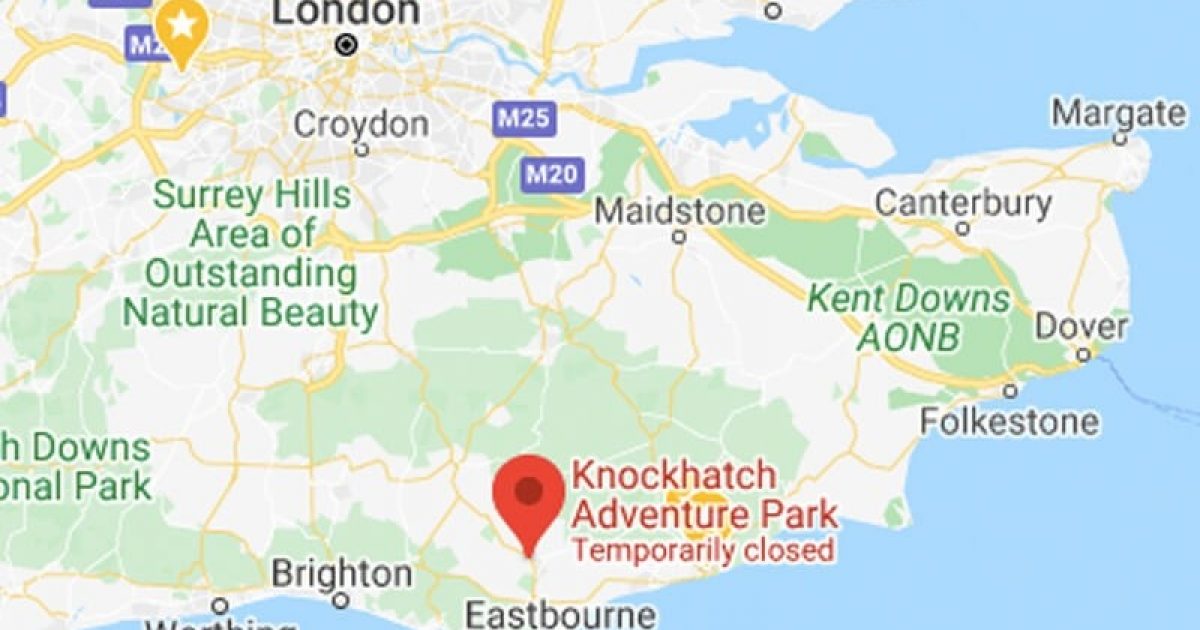How to Find us - Knockhatch Adventure Park