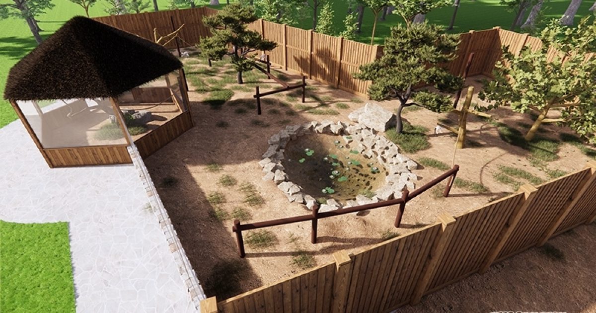 New Lemur Enclosure - Knockhatch Adventure Park