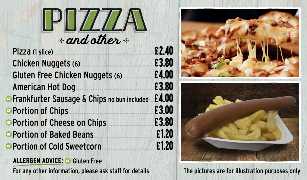 The Hungry Toad Menu - Knockhatch Adventure Park