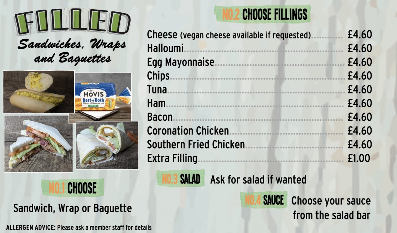 The Hungry Toad Menu - Knockhatch Adventure Park